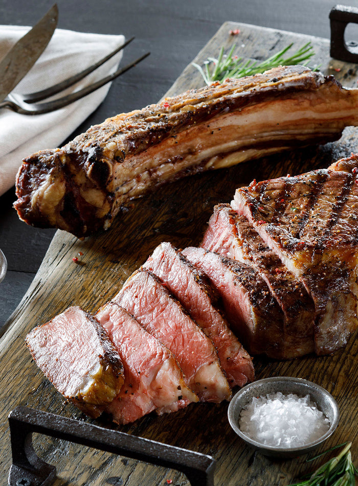 Buy Reserve Bone-In Tomahawk Steak Online | Four Sixes® Ranch Brand Beef
